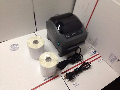 Refurbished Zebra ZP450 Thermal Label Barcode Printer With 500 4" x 6 ...